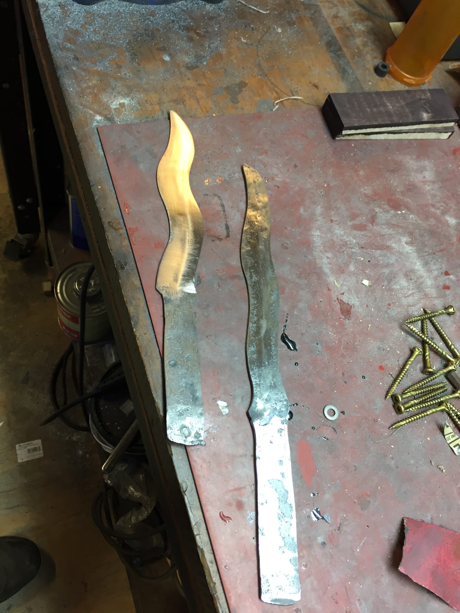 Flamberge Blade - Chapple Cutler Custom Knife
